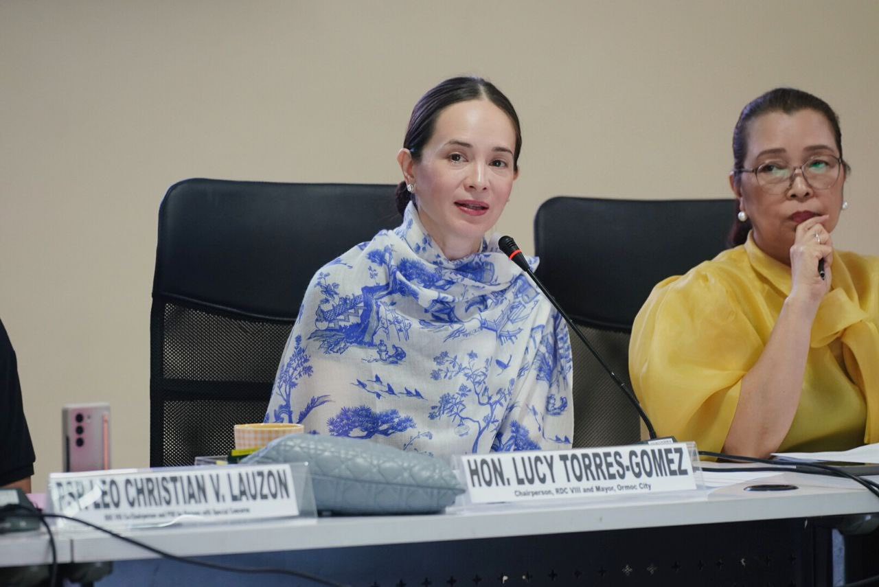 Ormoc City Mayor Lucy Torres-Gomez leads emergency RDC-8 meeting as San ...