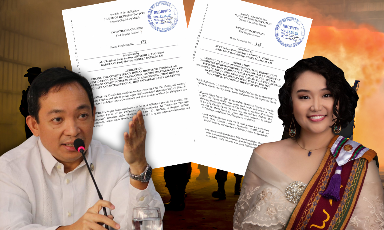 Lawmakers move to probe Fausto massacre, alleged militarization in Negros