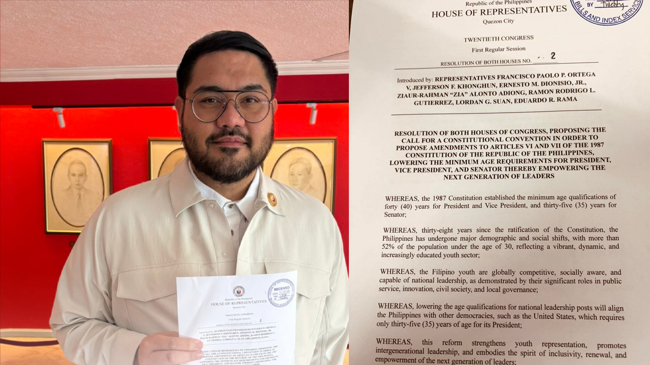 House Bloc pushes to lower presidential age requirement to 35 - Brigada ...