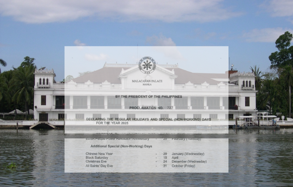 October 31 declared holiday nationwide - Brigada News